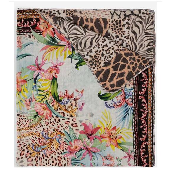 Johnny Was | Bedding | Johnny Was Miller Tigre Gauze Blanket Reversible ...